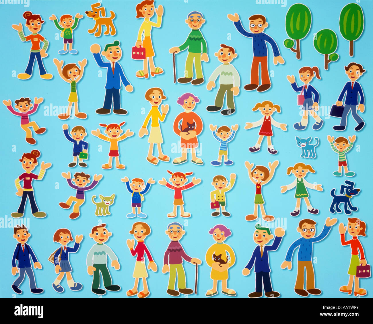 People illustration Banque de photographies et d’images à haute ...