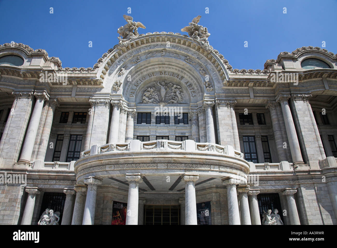 Adamo boari palacio beaux arts architecture en marbre Banque de ...