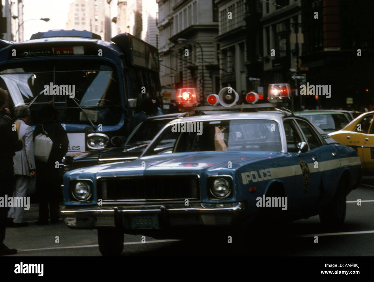 Vintage new york police car Banque de photographies et d’images à haute ...