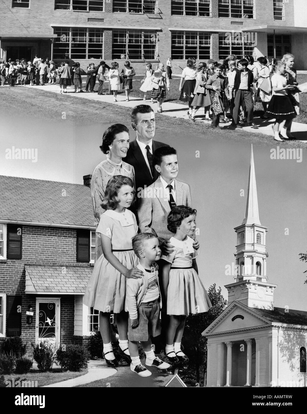 1950s church Banque de photographies et d’images à haute résolution - Alamy