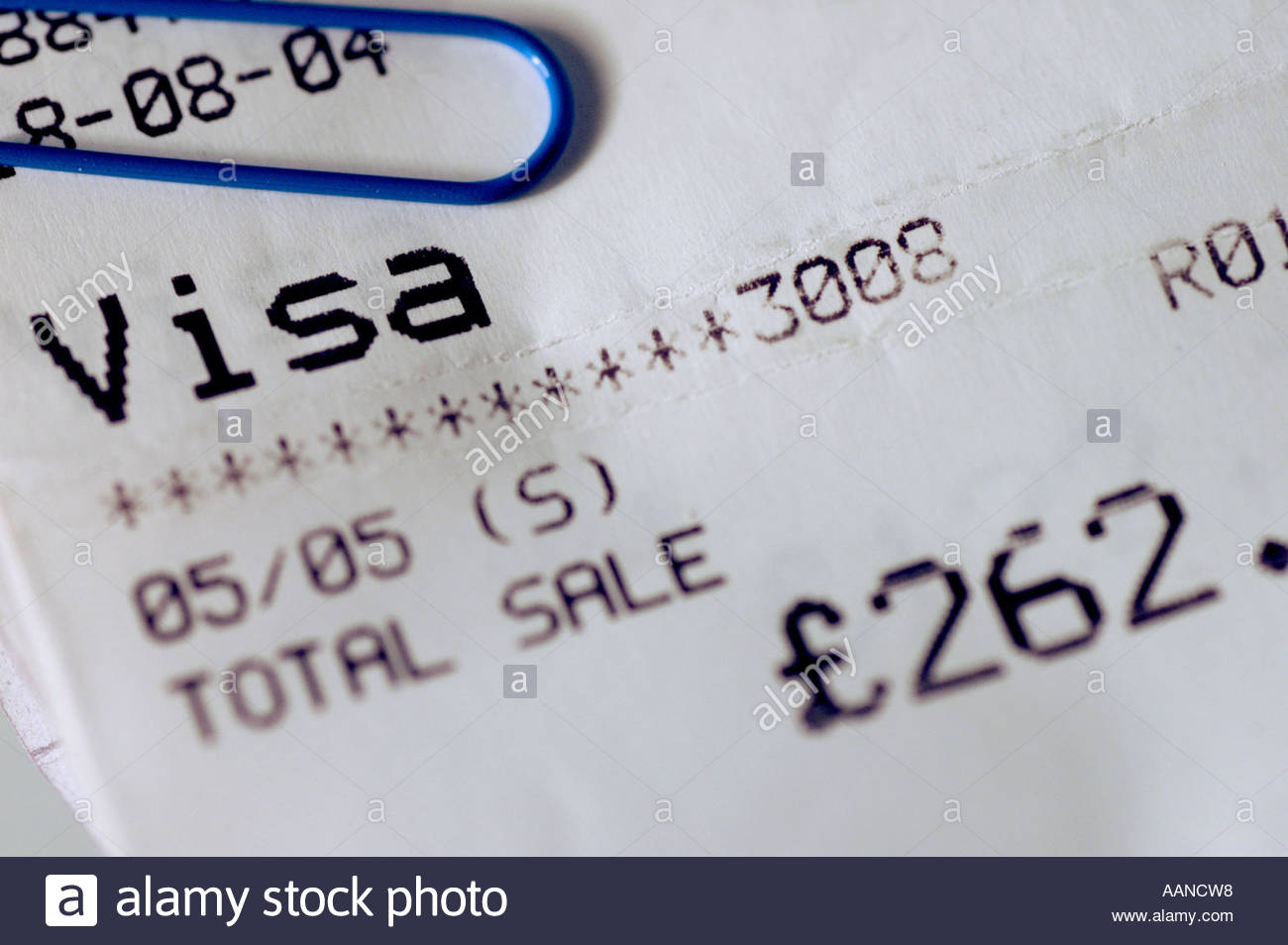 Till receipt Banque de photographies et d’images à haute résolution - Alamy