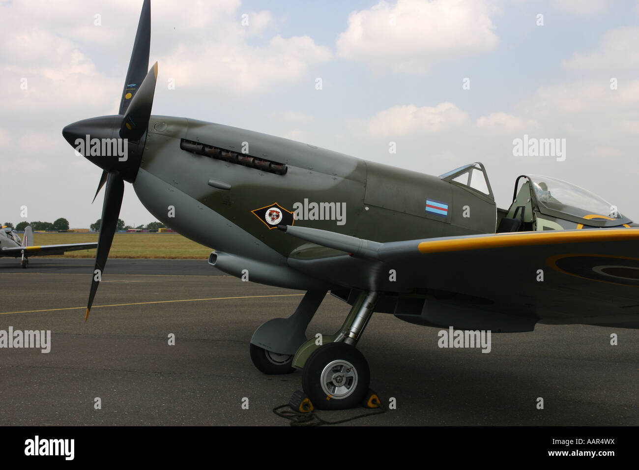Spitfire cockpit canopy aircraft Banque de photographies et d’images à ...