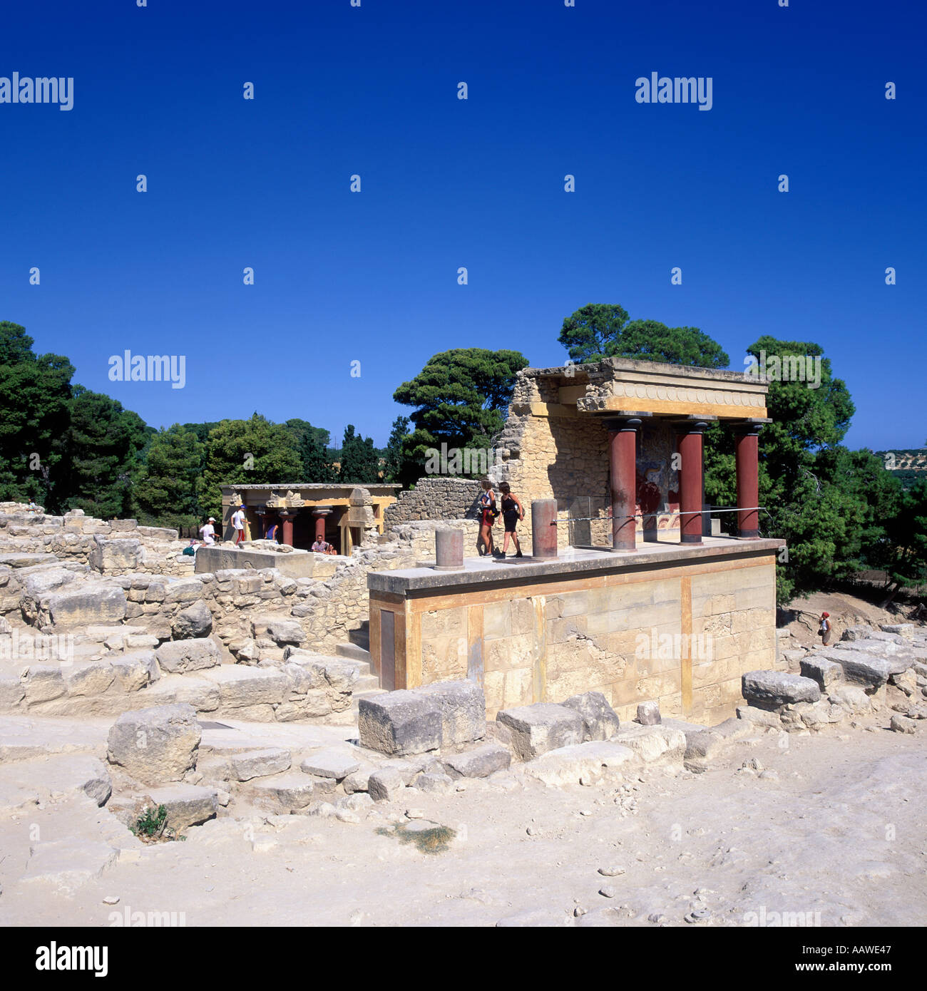 Temple de knossos Banque de photographies et d’images à haute ...