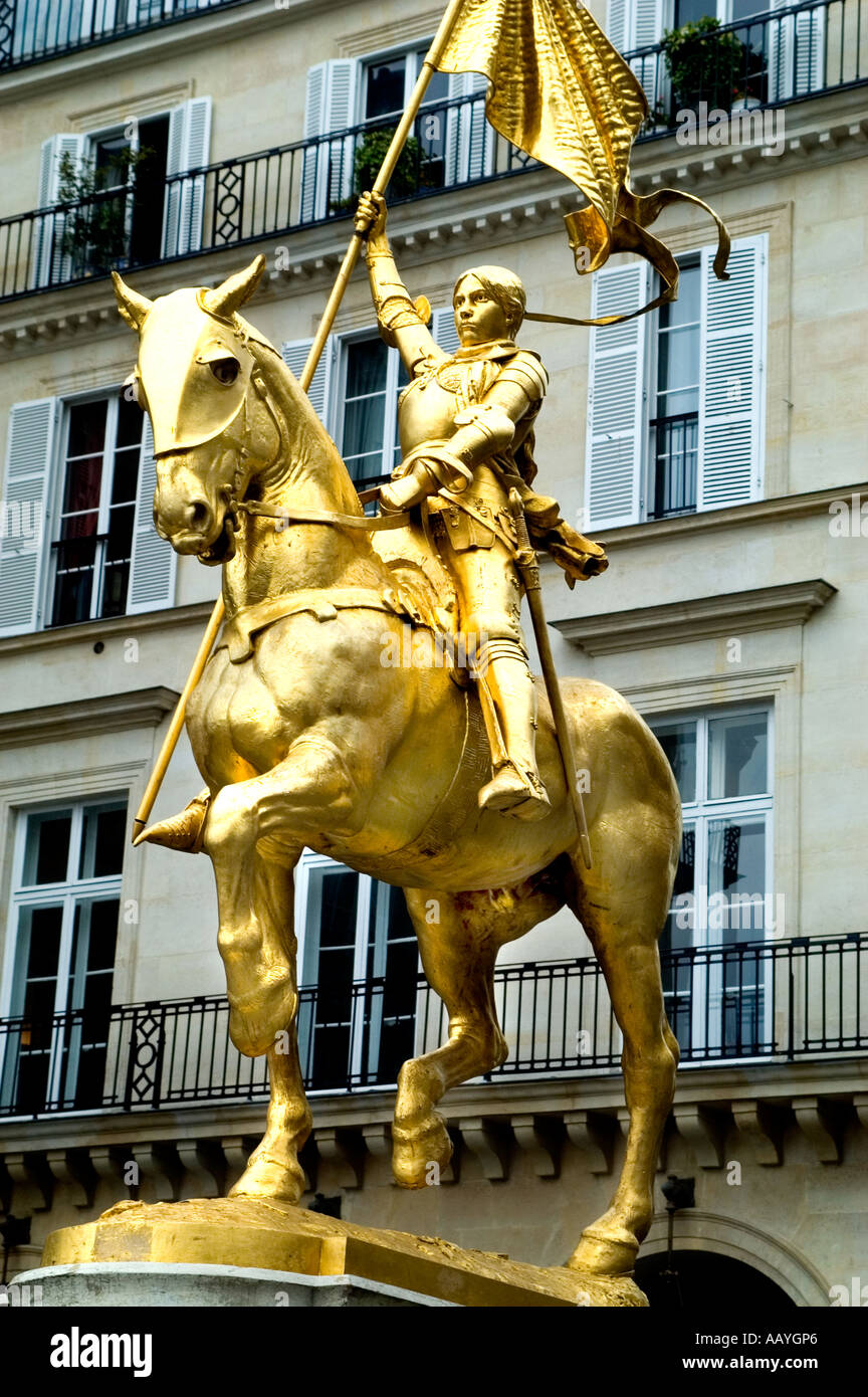 France Paris Jeanne d'Arc Jeanne d'Arc Jeanne d'Arc d'Or 1412 -1431 La ...