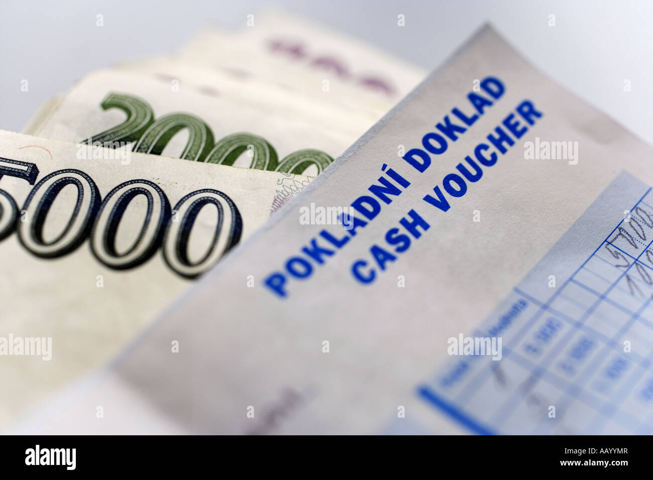 Bon De Caisse Banque d'image et photos - Alamy