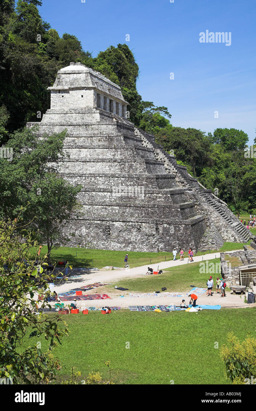 Templo de las Inscripciones, Temple des Inscriptions de Palenque, site ...