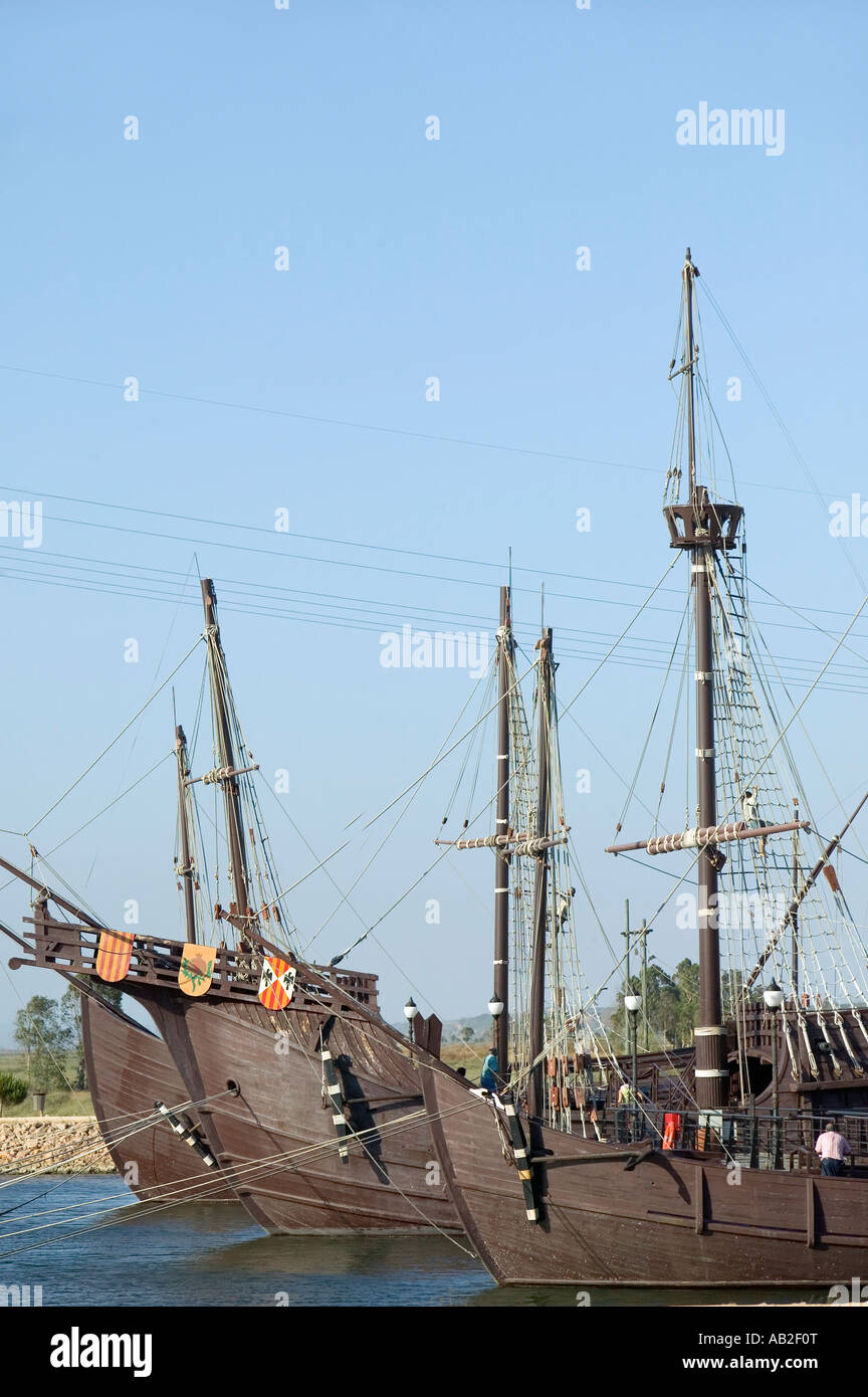 Taille complète des répliques de navires de Christophe Colomb, la Santa ...