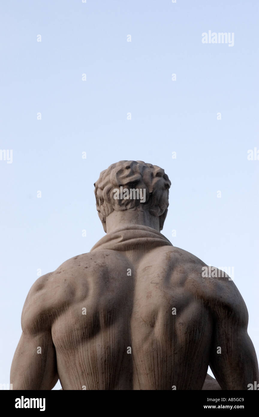 Statues au stade de marmi Banque de photographies et d’images à haute ...