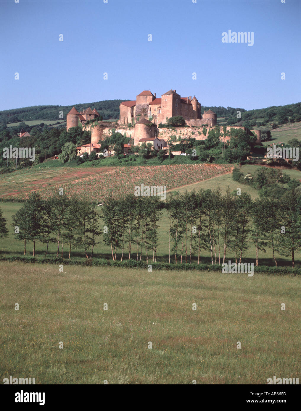 Castle berze le chatel Banque de photographies et d’images à haute ...