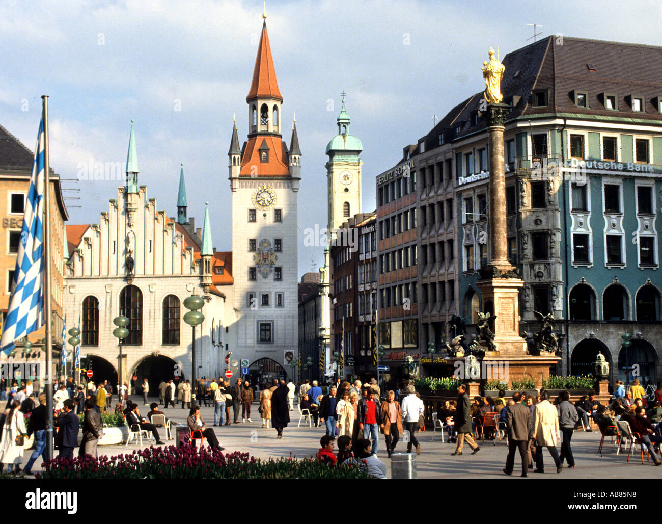 Rathaus marienplatz munich bavaria germany eu Banque de photographies ...