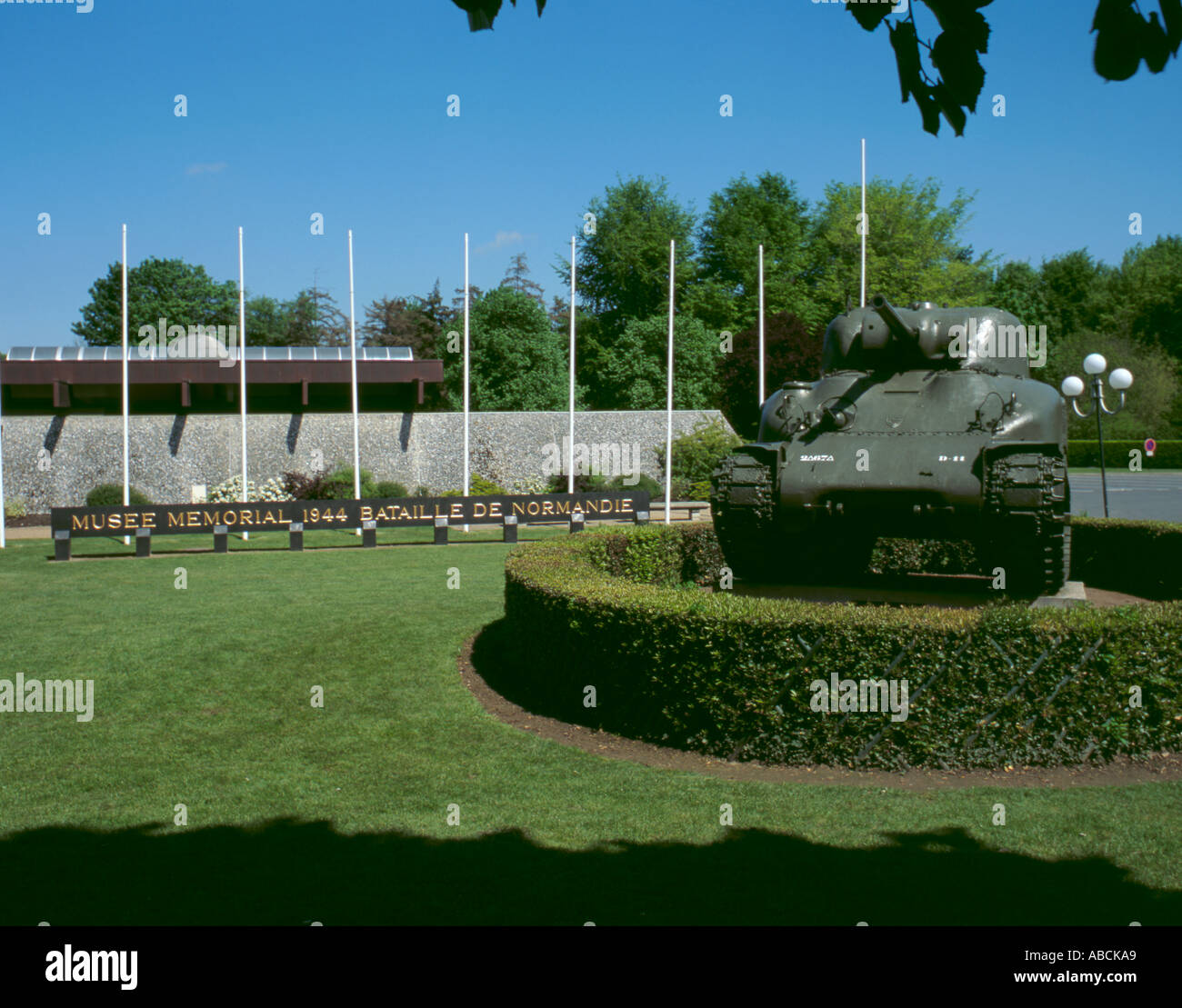 Char Sherman américain M4A1 au Musée Mémorial 1944 bataille de ...
