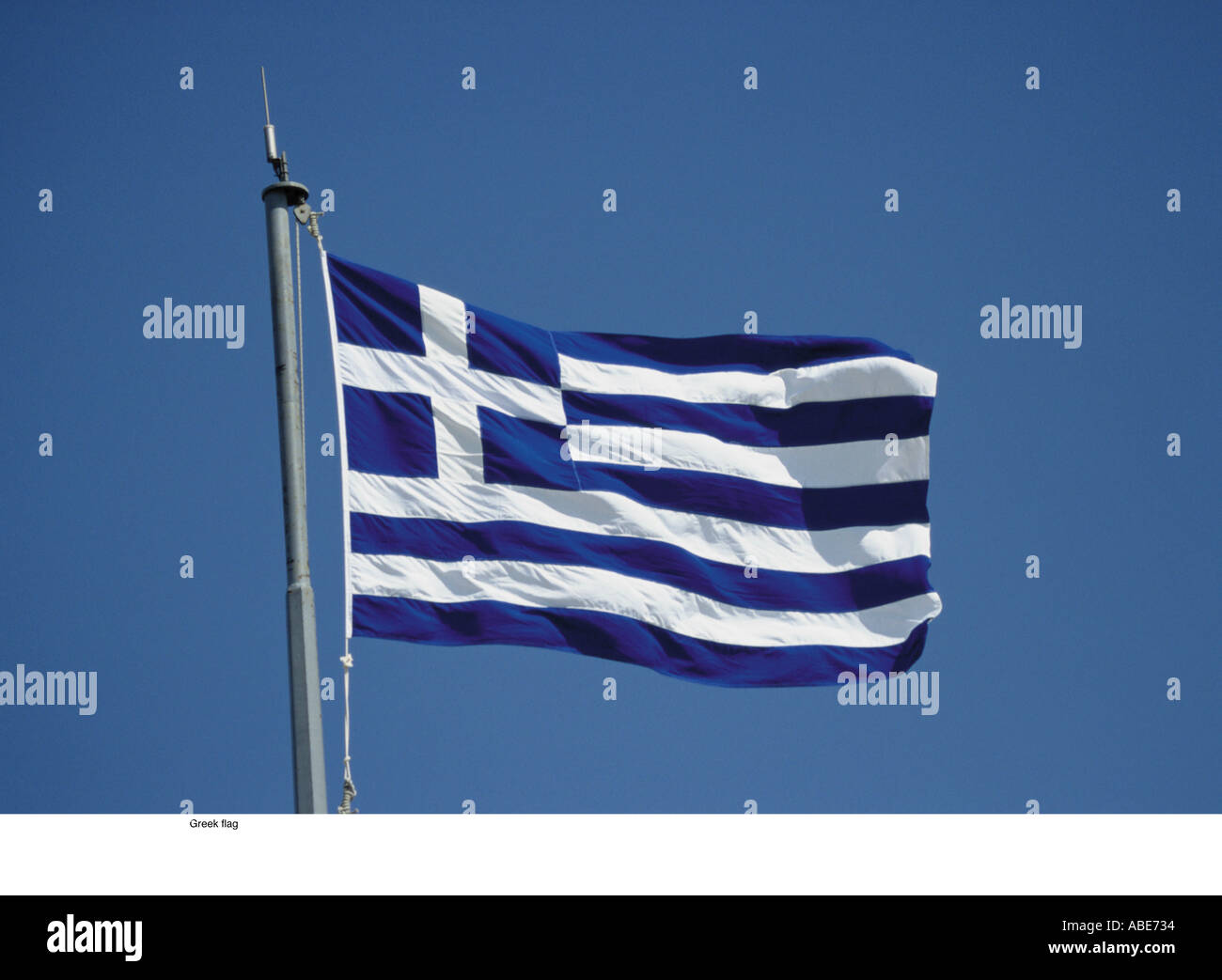 Drapeau grec Banque de photographies et d’images à haute résolution - Alamy