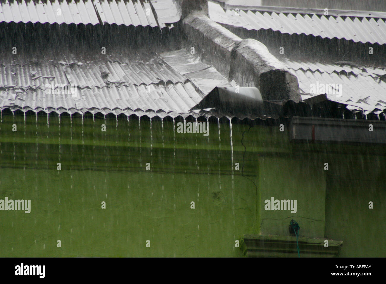 Corrugated plastic roofing Banque de photographies et d’images à haute ...