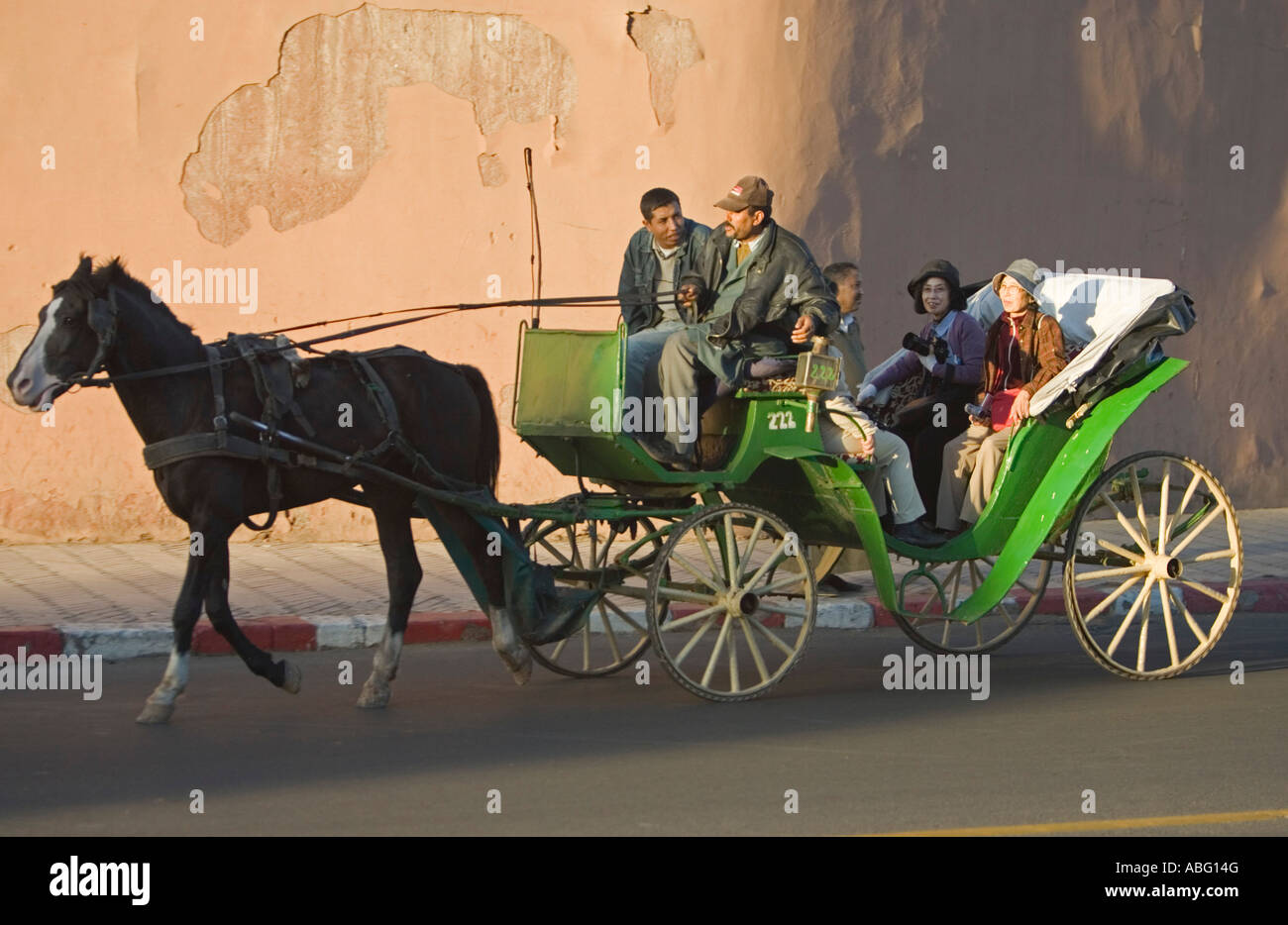 Touristes et chariots touristiques Banque de photographies et d’images ...