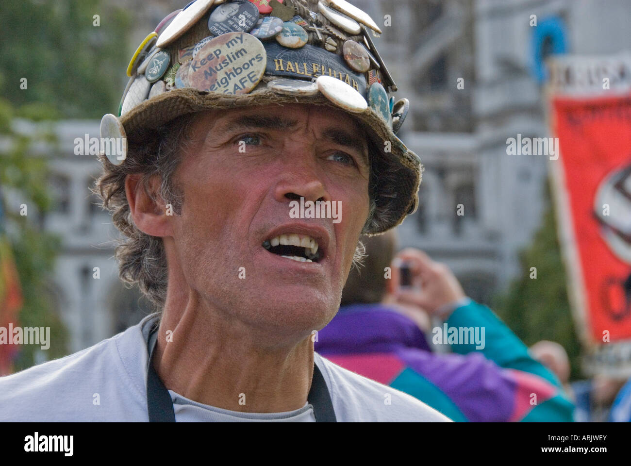Manifestant brian haw Banque de photographies et d’images à haute ...