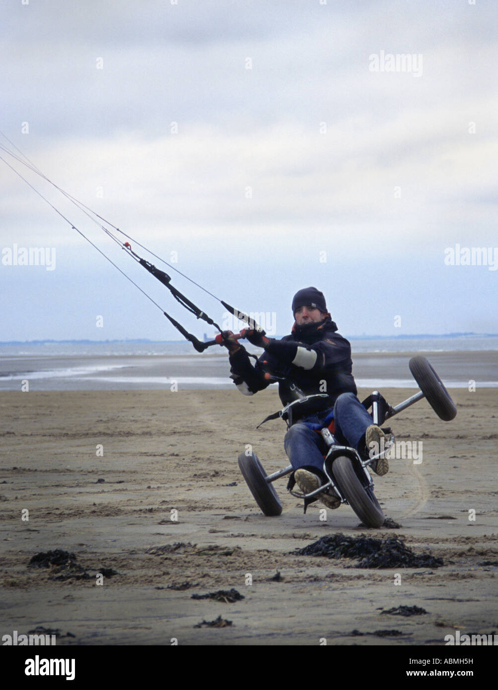 Power kite buggy Banque de photographies et d’images à haute résolution ...