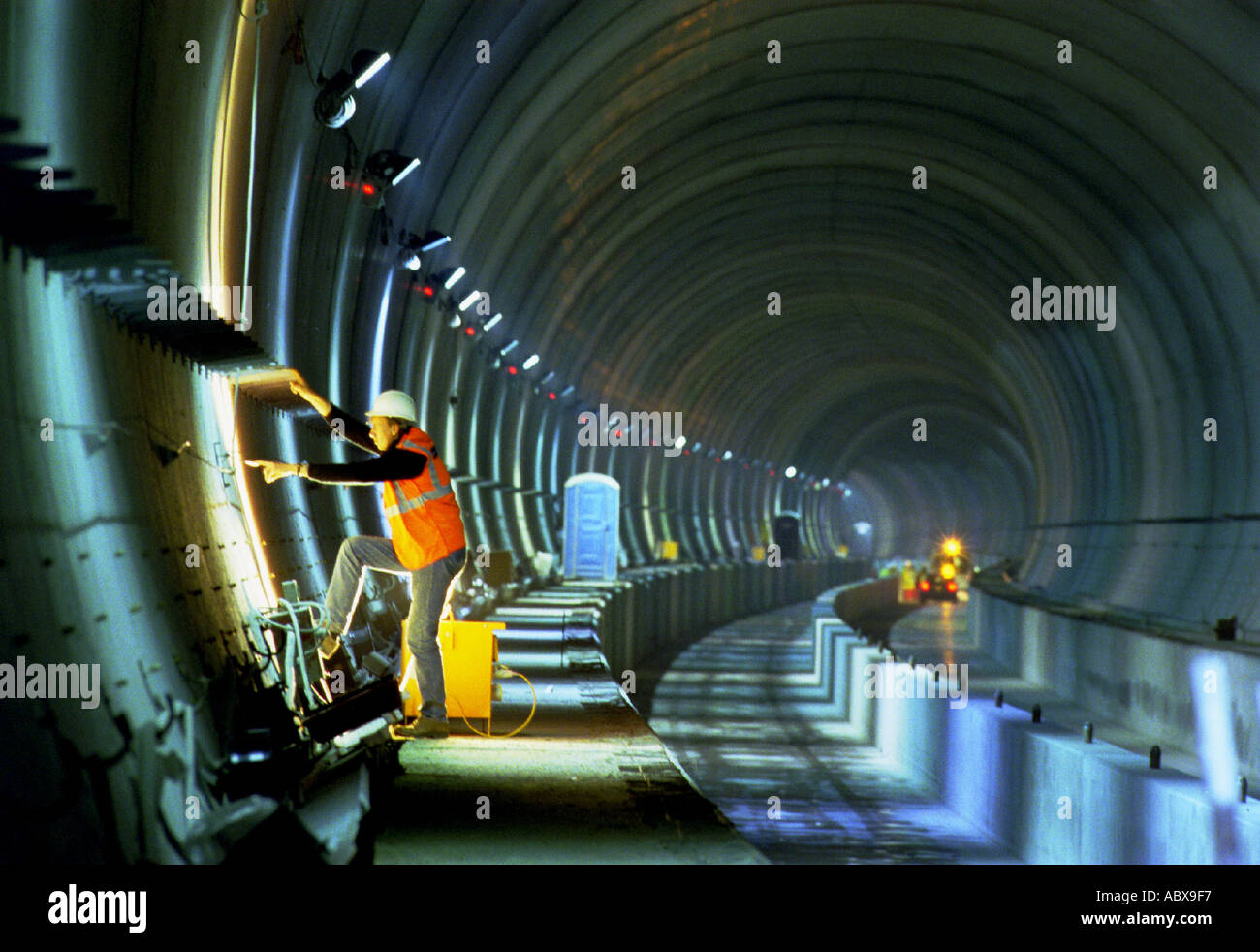 Channel tunnel construction Banque de photographies et d’images à haute ...