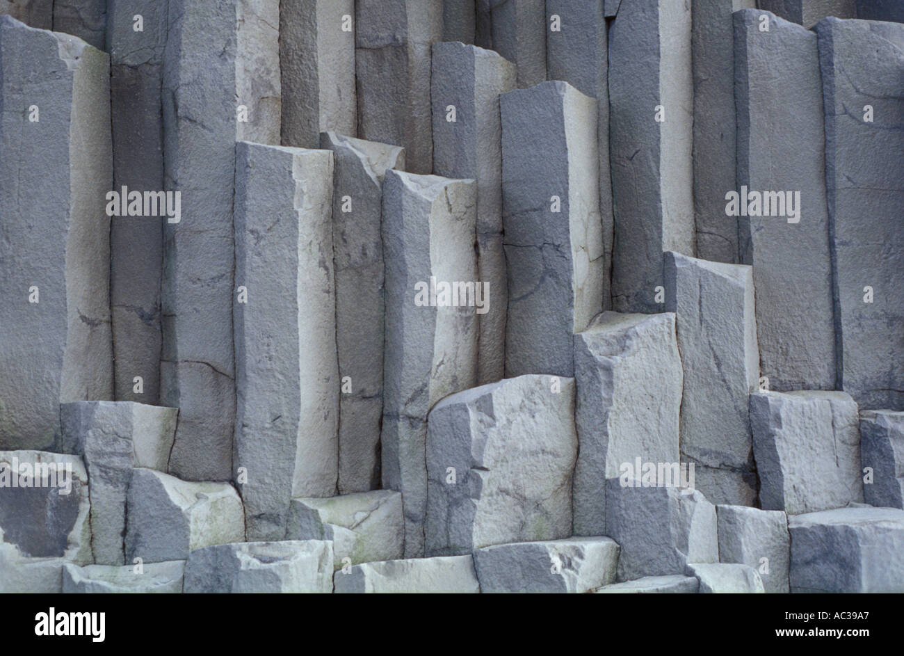 Basalt columns and steps Banque de photographies et d’images à haute ...