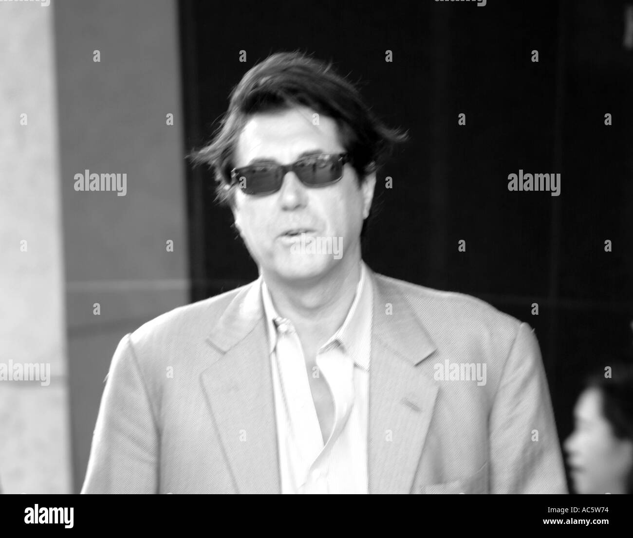 Chanteur de bryan ferry Banque d'images noir et blanc - Alamy