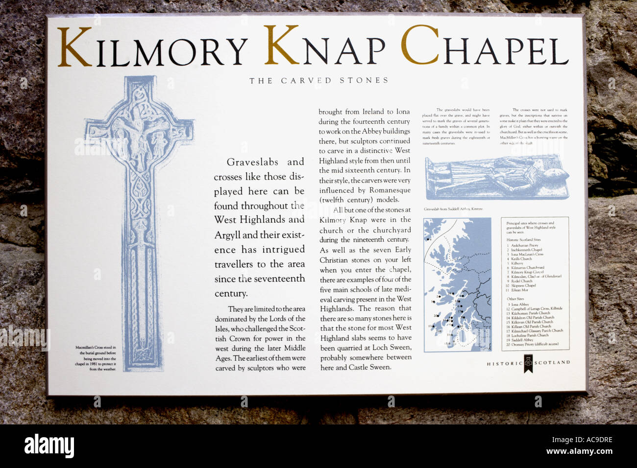 Kilmory knap chapel Banque de photographies et d’images à haute ...