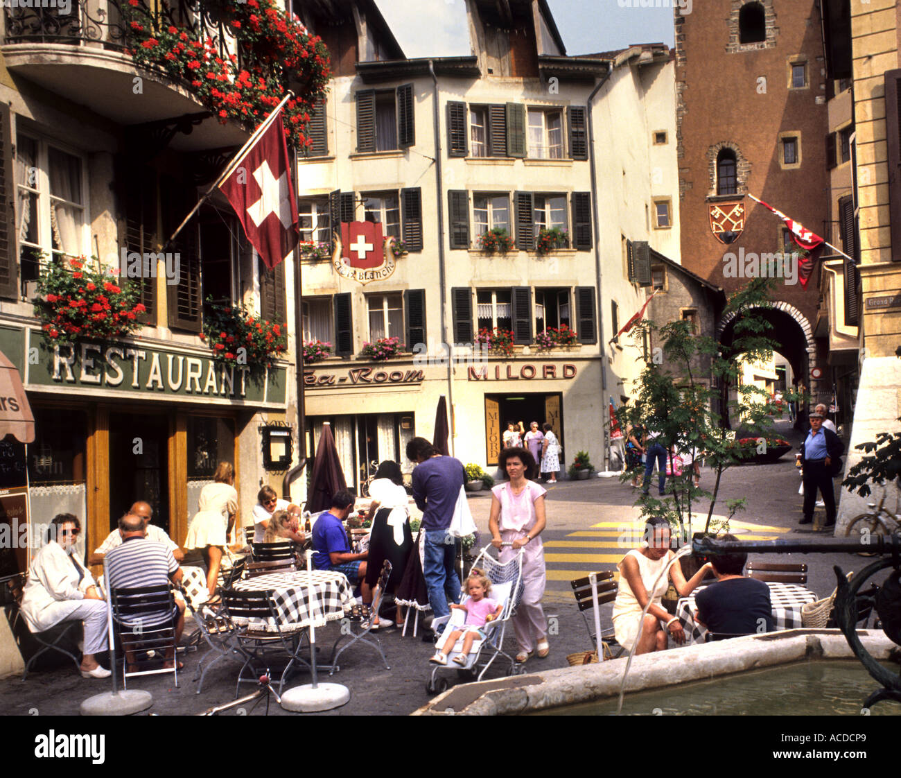 La ville historique du landeron Banque de photographies et d’images à ...