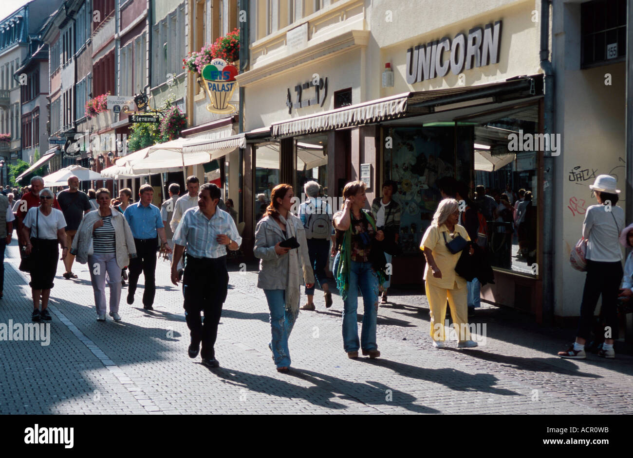 Shopping street heidelberg Banque de photographies et d’images à haute ...