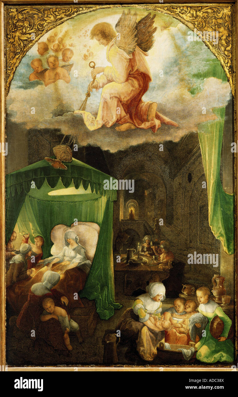 Painting by wolf huber circa 1485 1553 Banque de photographies et d ...