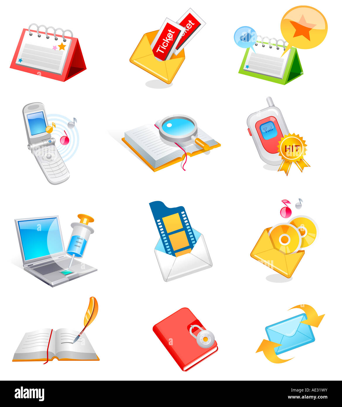 Différents types d'objets Photo Stock - Alamy