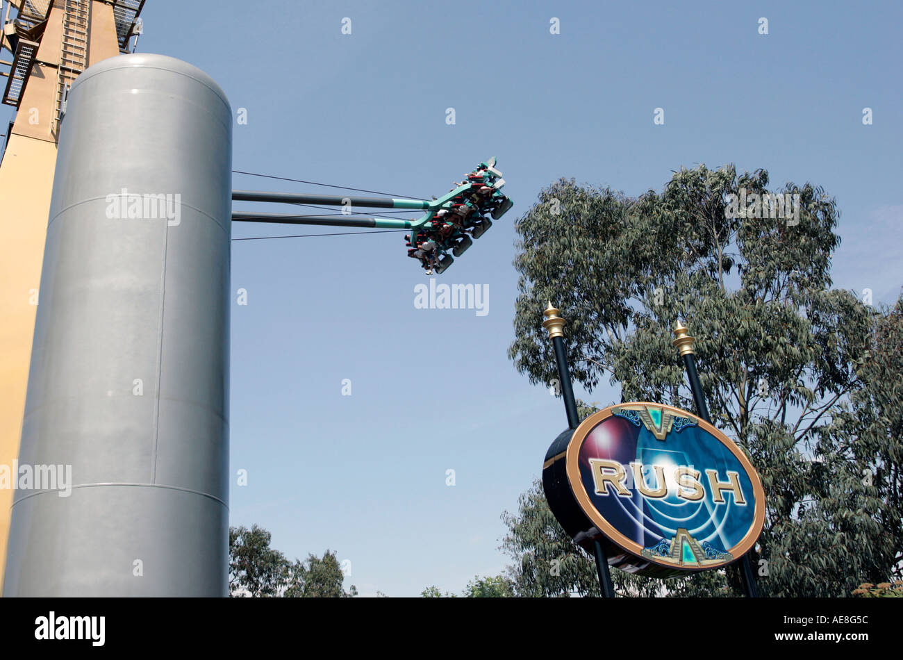 Roller coaster ride at thorpe park Banque de photographies et d’images ...