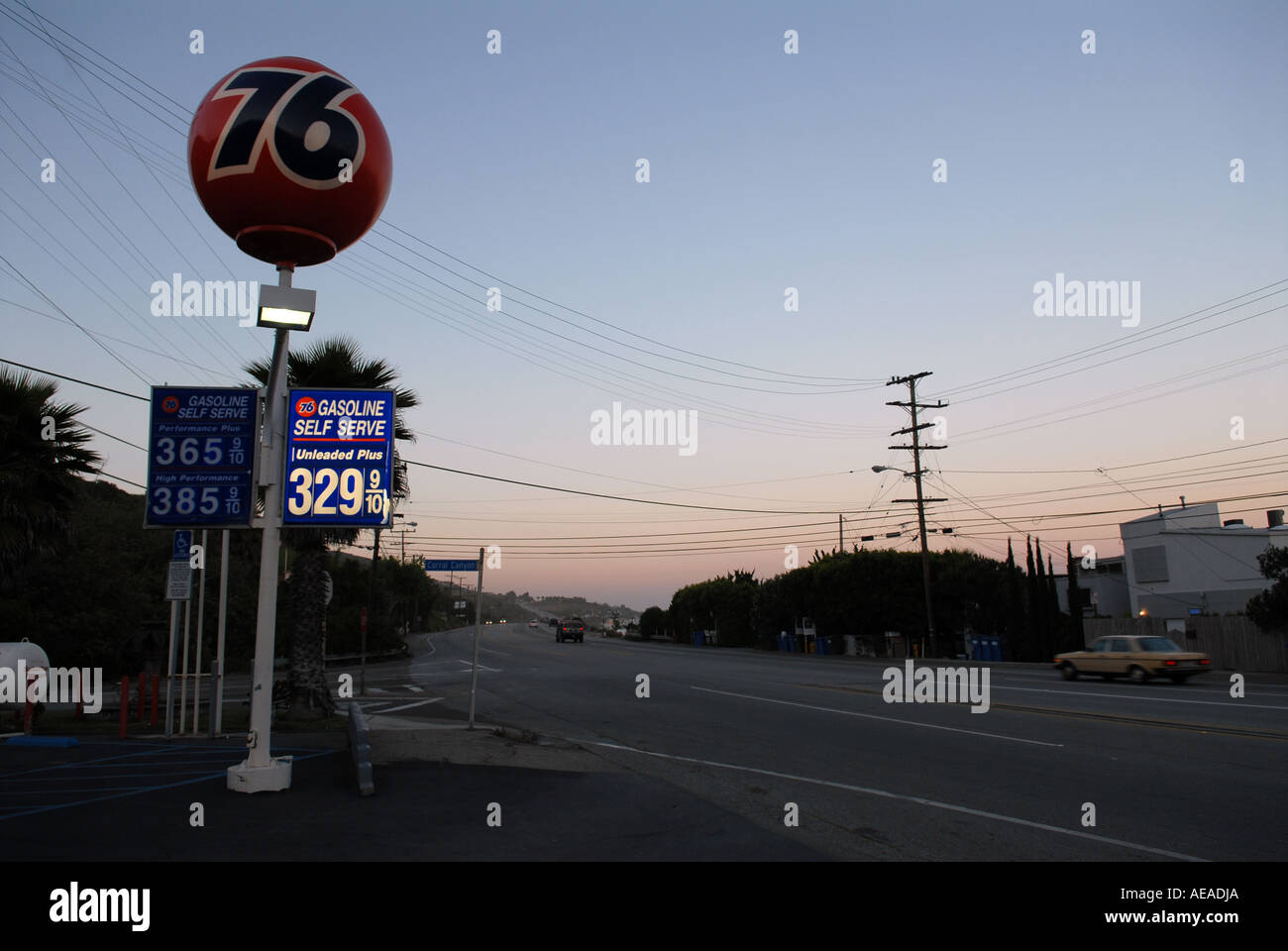 Los angeles gas station Banque de photographies et d’images à haute ...
