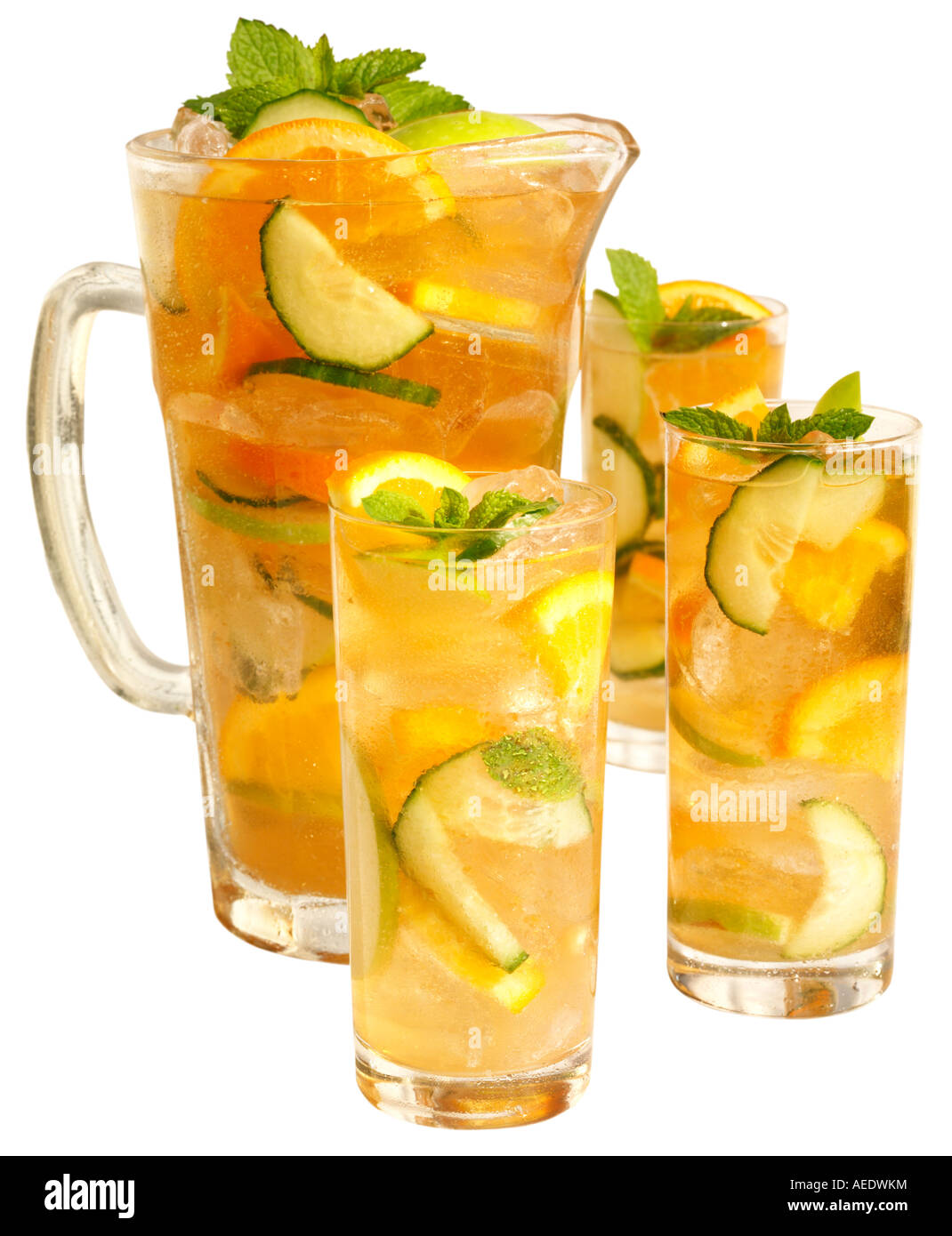 Cruche de pimms Banque de photographies et d’images à haute résolution ...