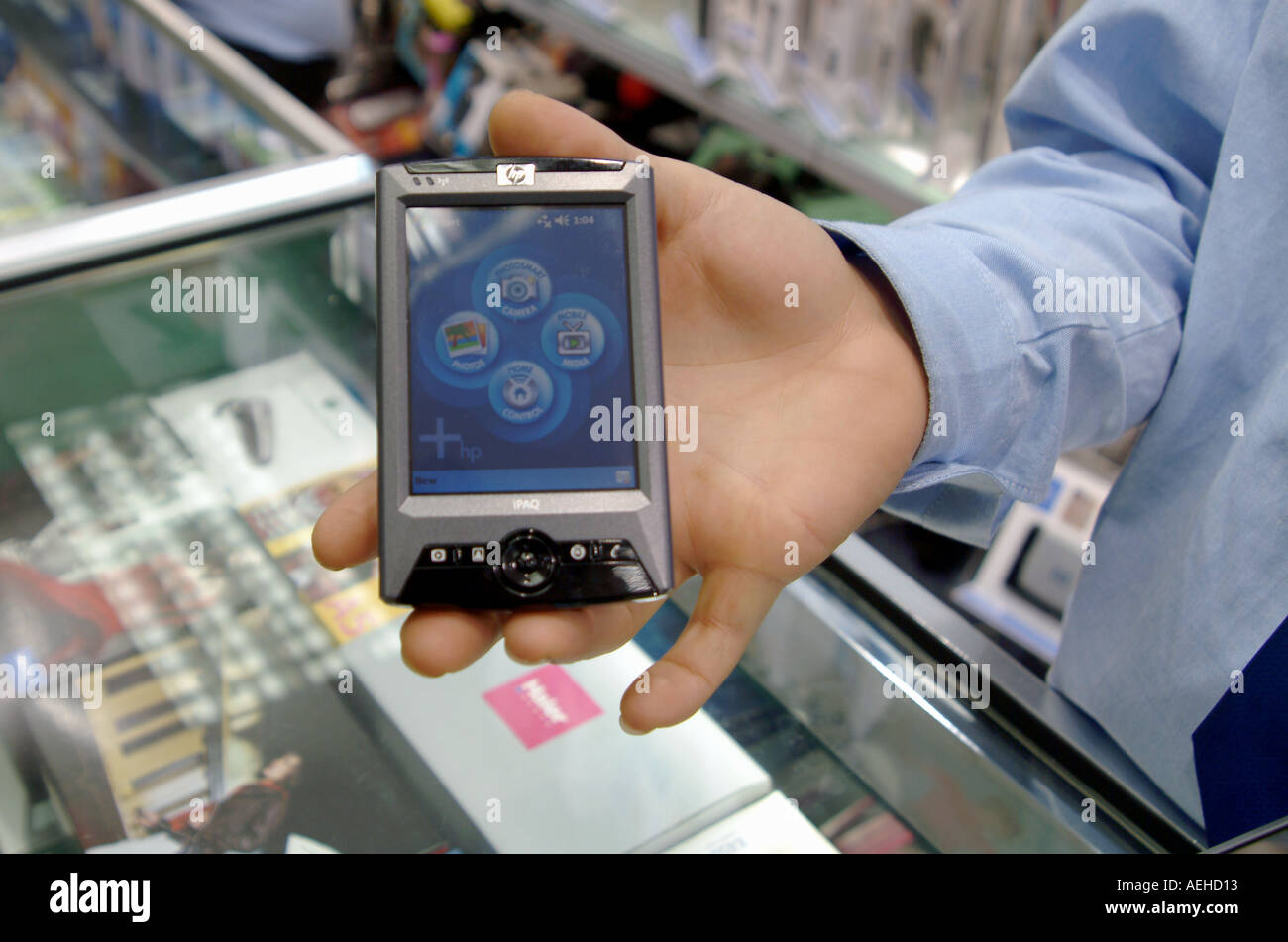 Personal digital assistant pda palm Banque de photographies et d’images ...