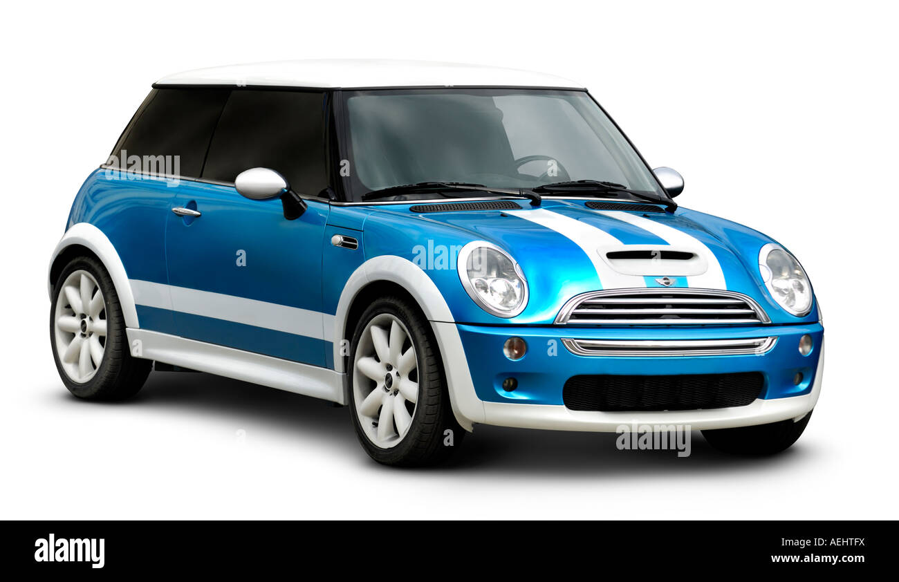 Mini cooper bleu Banque de photographies et d’images à haute résolution ...