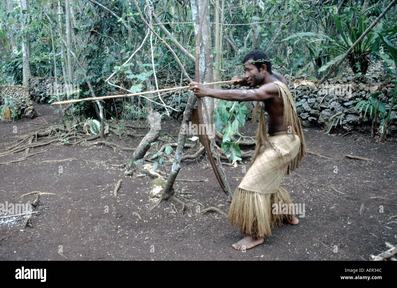 Costume Traditionnel Vanuatu Banque d'image et photos - Alamy