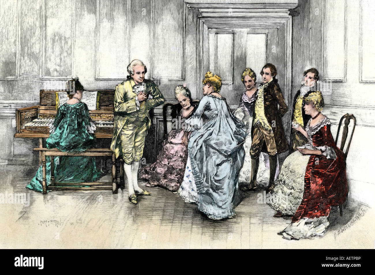 Minuet dance Banque de photographies et d’images à haute résolution - Alamy