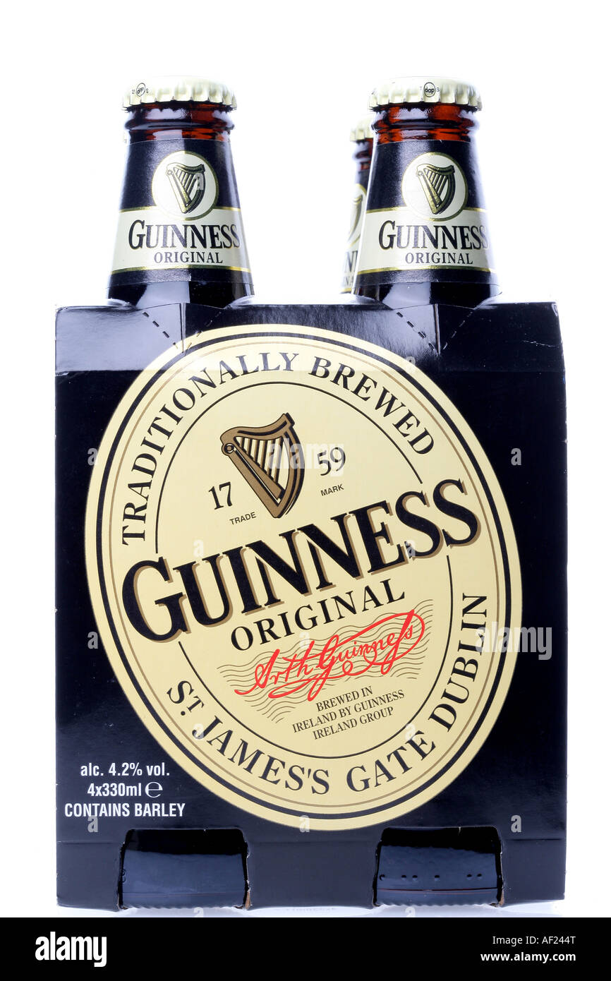 Beer guinness bottle pack Banque de photographies et d’images à haute ...
