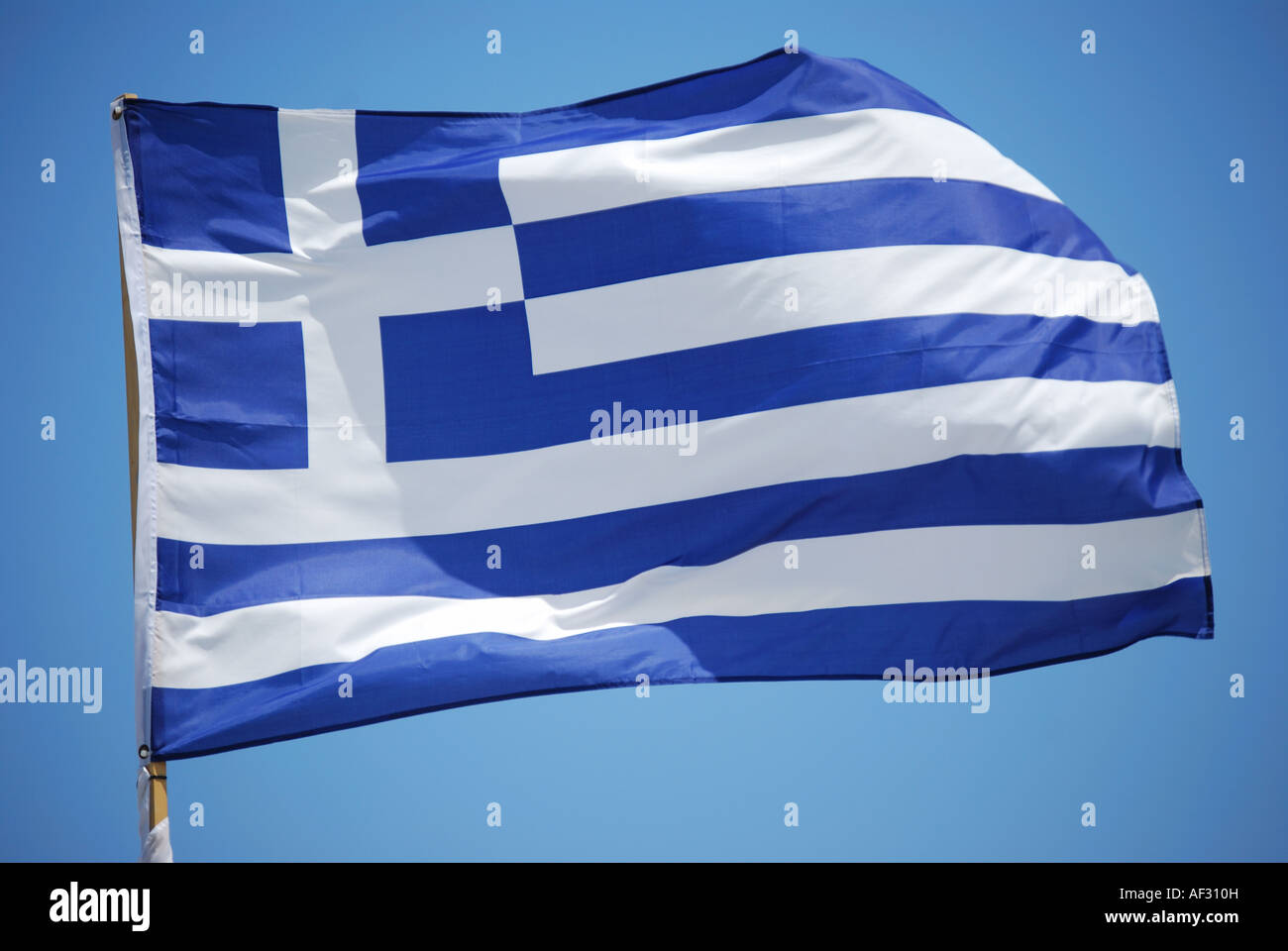 Drapeau grec Banque de photographies et d’images à haute résolution - Alamy
