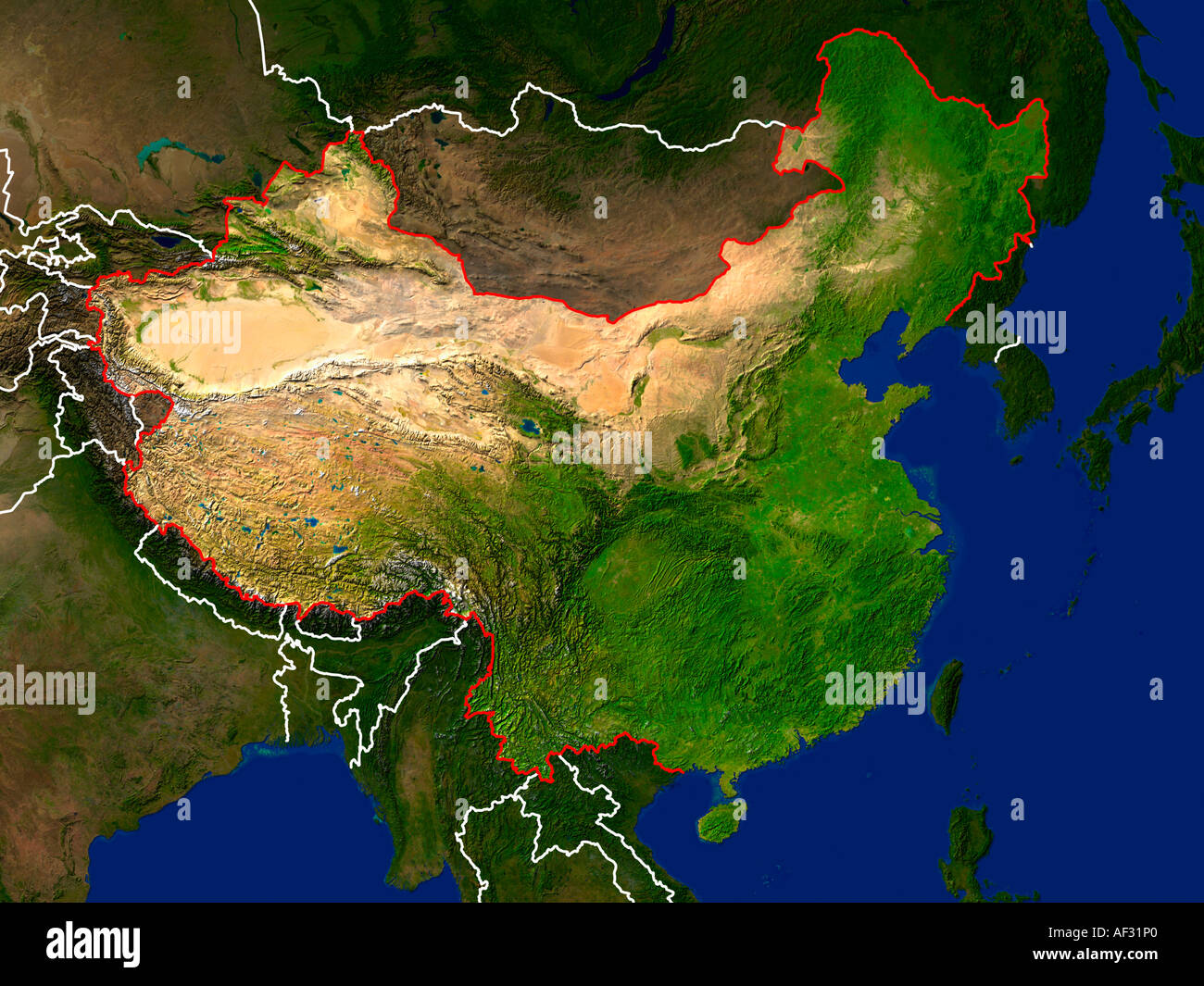 Map China Regions Photos & Map China Regions Images - Alamy