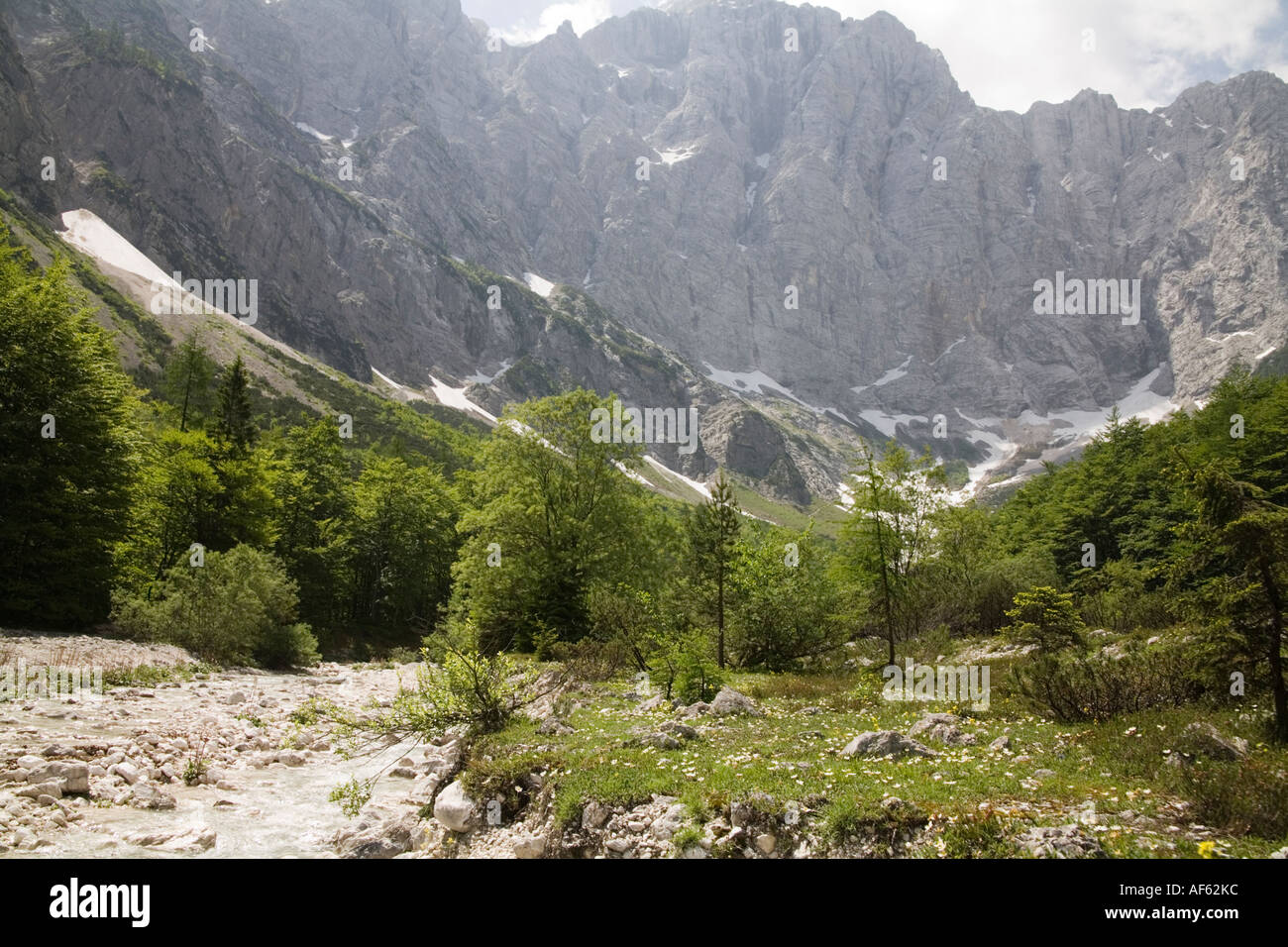 Le PARC NATIONAL DE TRIGLAV SLOVÉNIE Juin UE La face nord du Mont ...