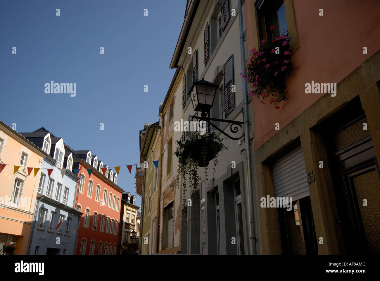 Remich river moselle luxembourg europe Banque de photographies et d ...
