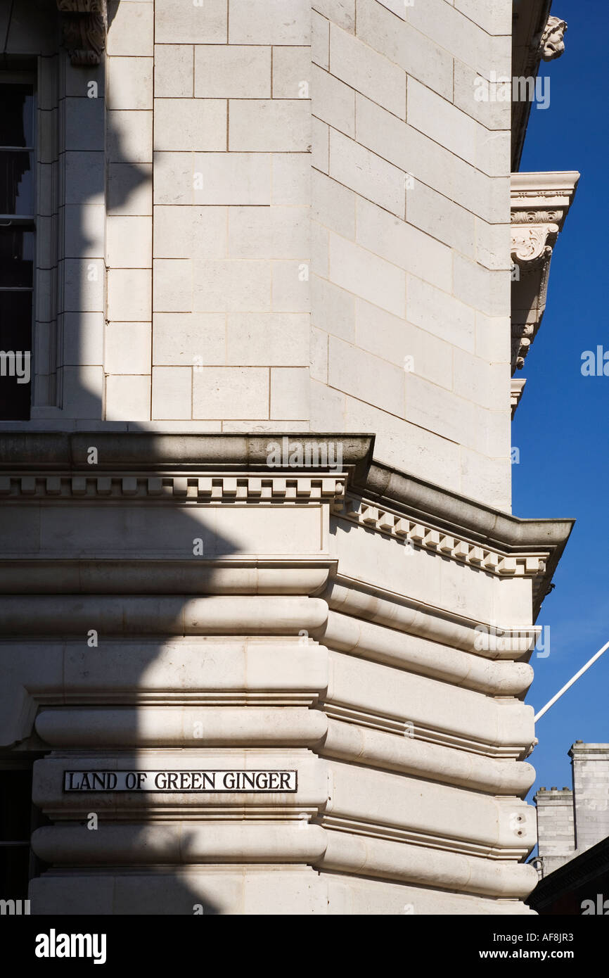Signe du pays du gingembre vert Banque de photographies et d’images à ...