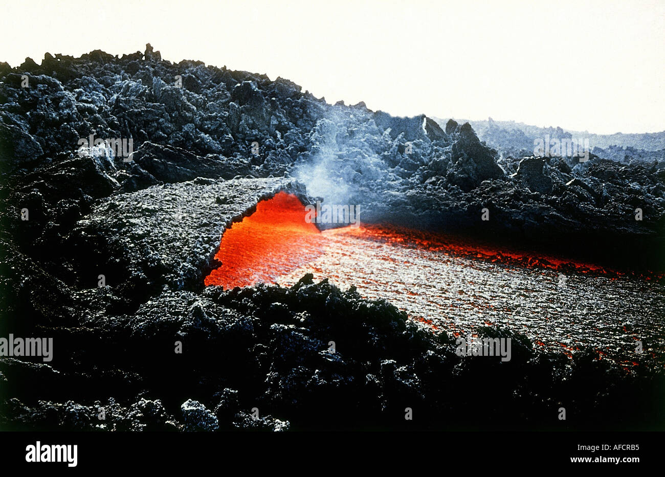 Géographie / voyage, Italie, Sicile, volcans, éruption de l'Etna ...
