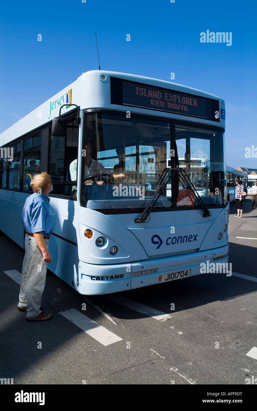 Channel Islands Bus Channel Island Banque d'image et photos - Alamy