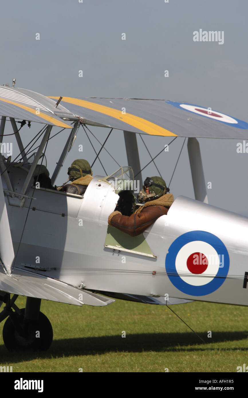 Dh82a tiger moth cockpit Banque de photographies et d’images à haute ...