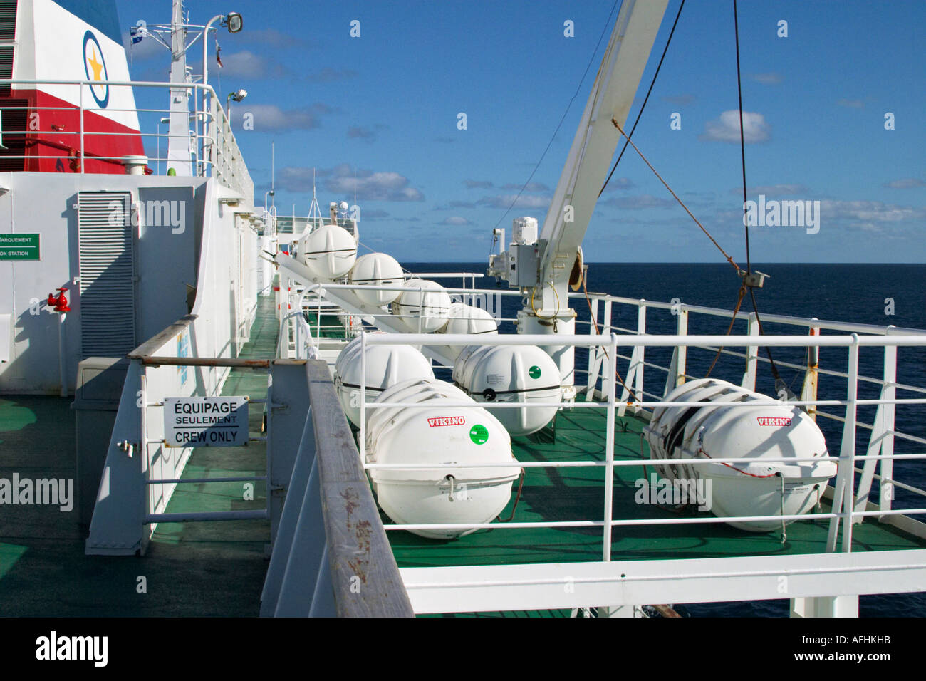 Du pont d'un navire Banque de photographies et d’images à haute ...