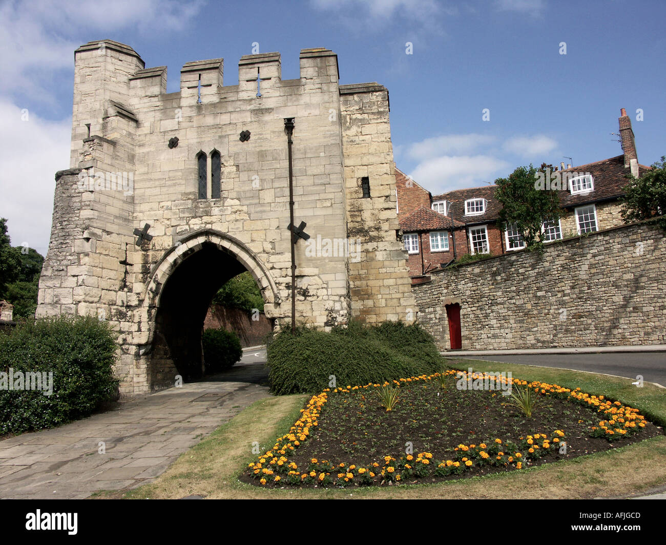 Roman gate lincoln lincolnshire england Banque de photographies et d ...