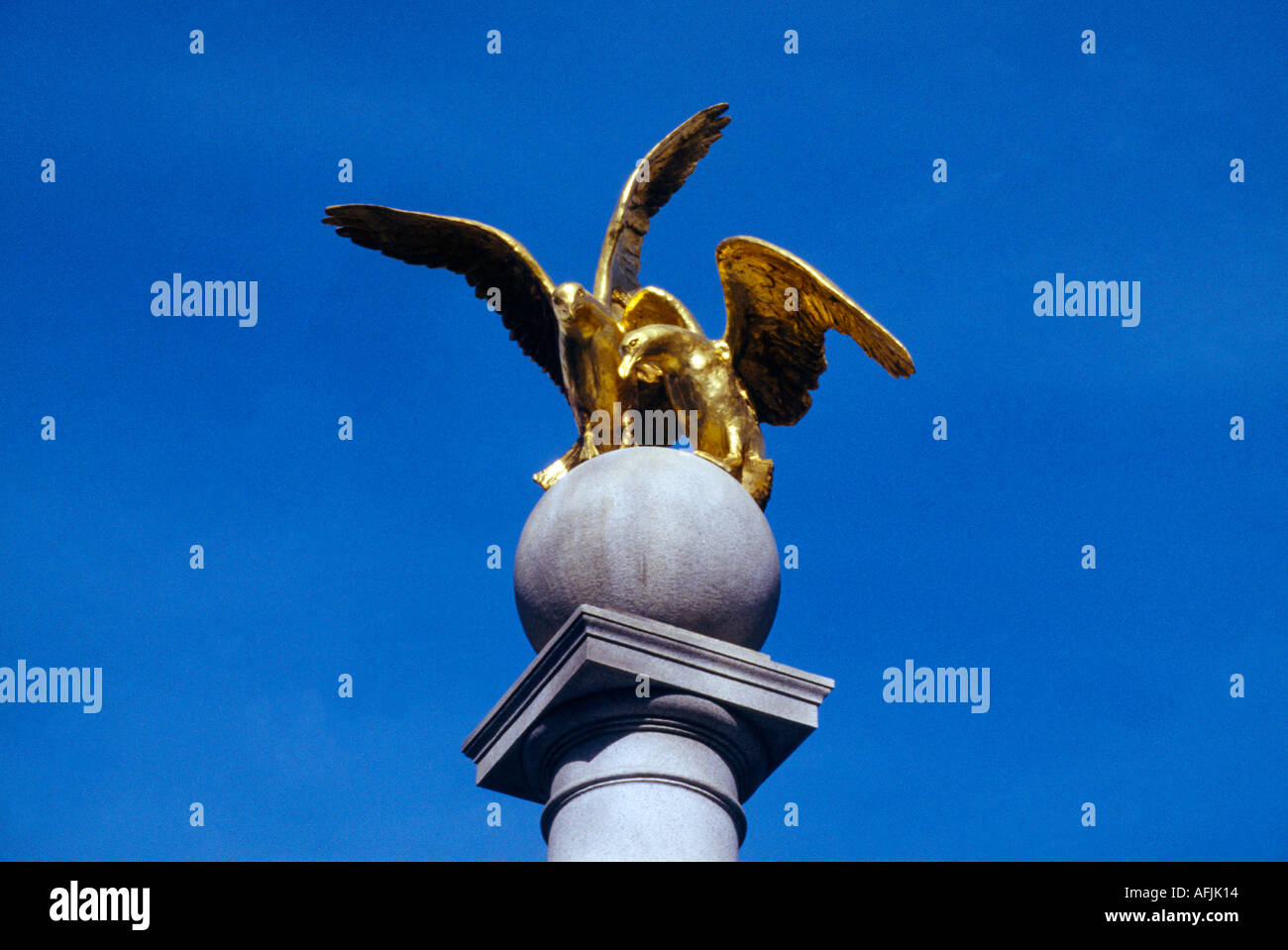 Salt Lake City Utah USA Temple Square Seagull Monument des mouettes ...