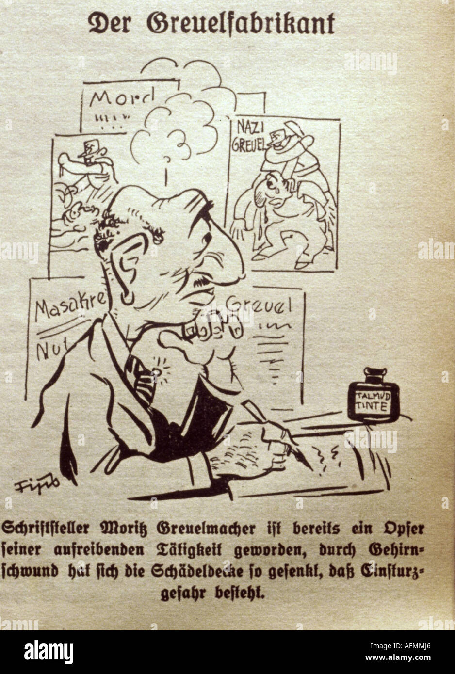 Caricature By Fips Photos & Caricature By Fips Images - Alamy