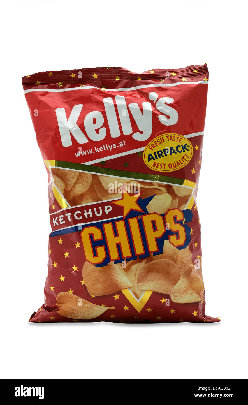 Single potato chip cut out Banque de photographies et d’images à haute ...