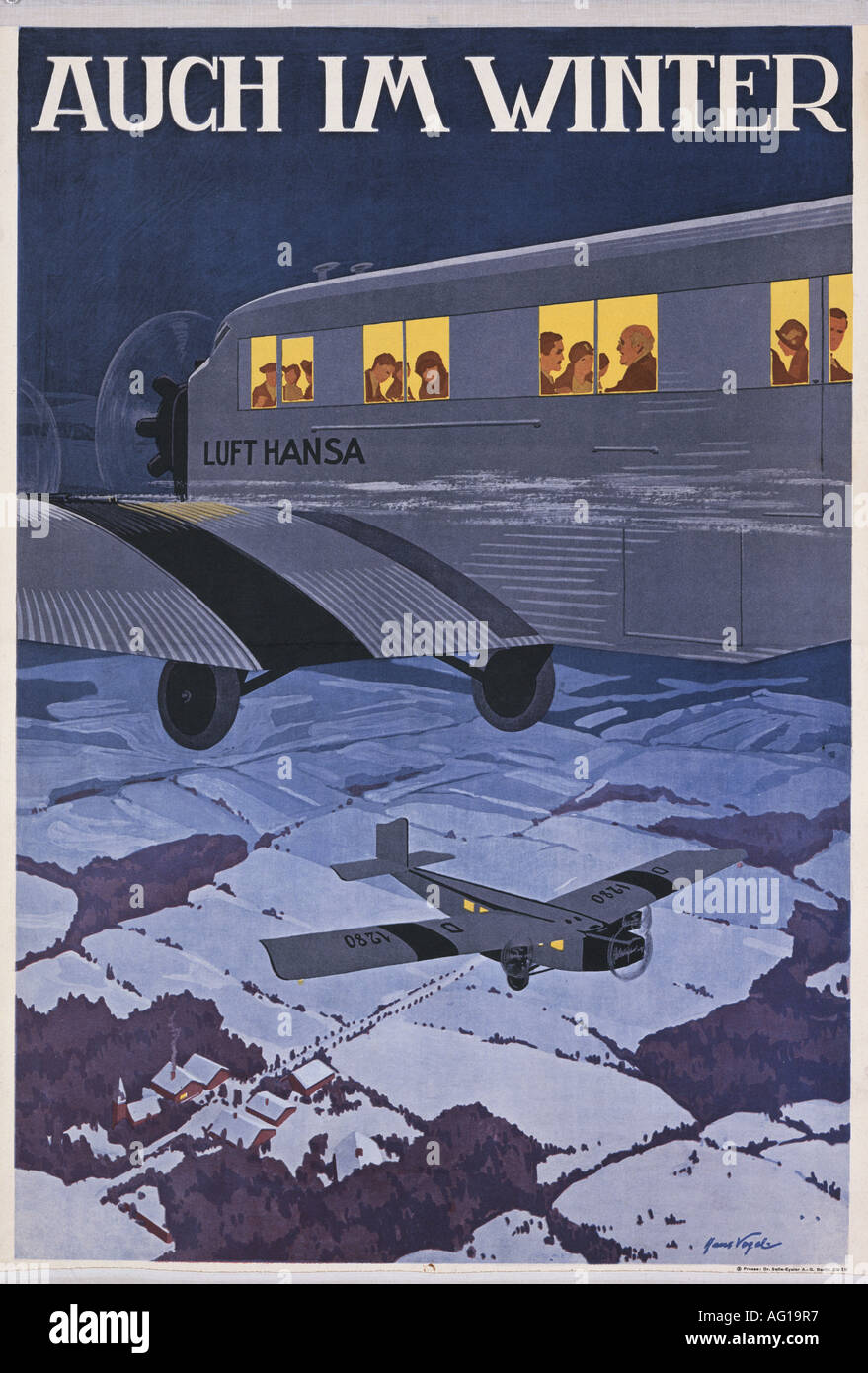 German Poster 1920s Banque d'image et photos - Alamy